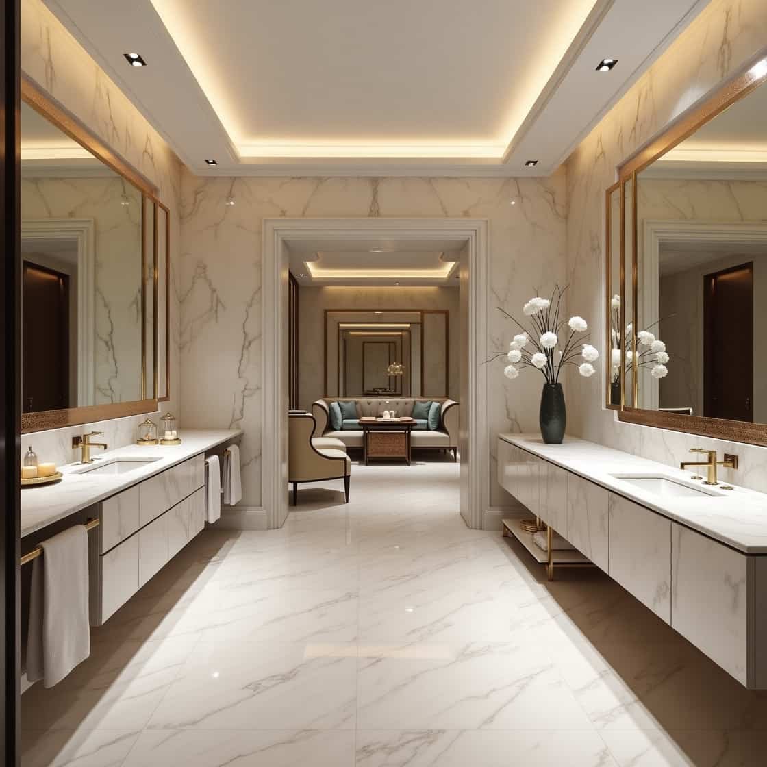 How Marble is Used in Luxury Interior Design 2025
